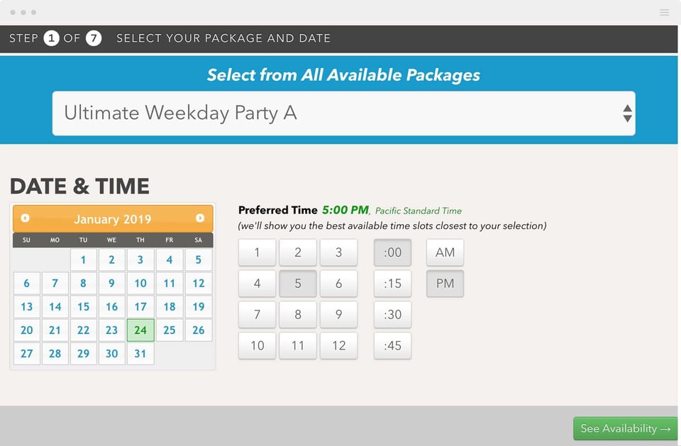 Party Center Software Features